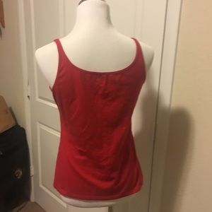 New York & Company | Tops | Red Tank With Sequin Embellished Neckline ...